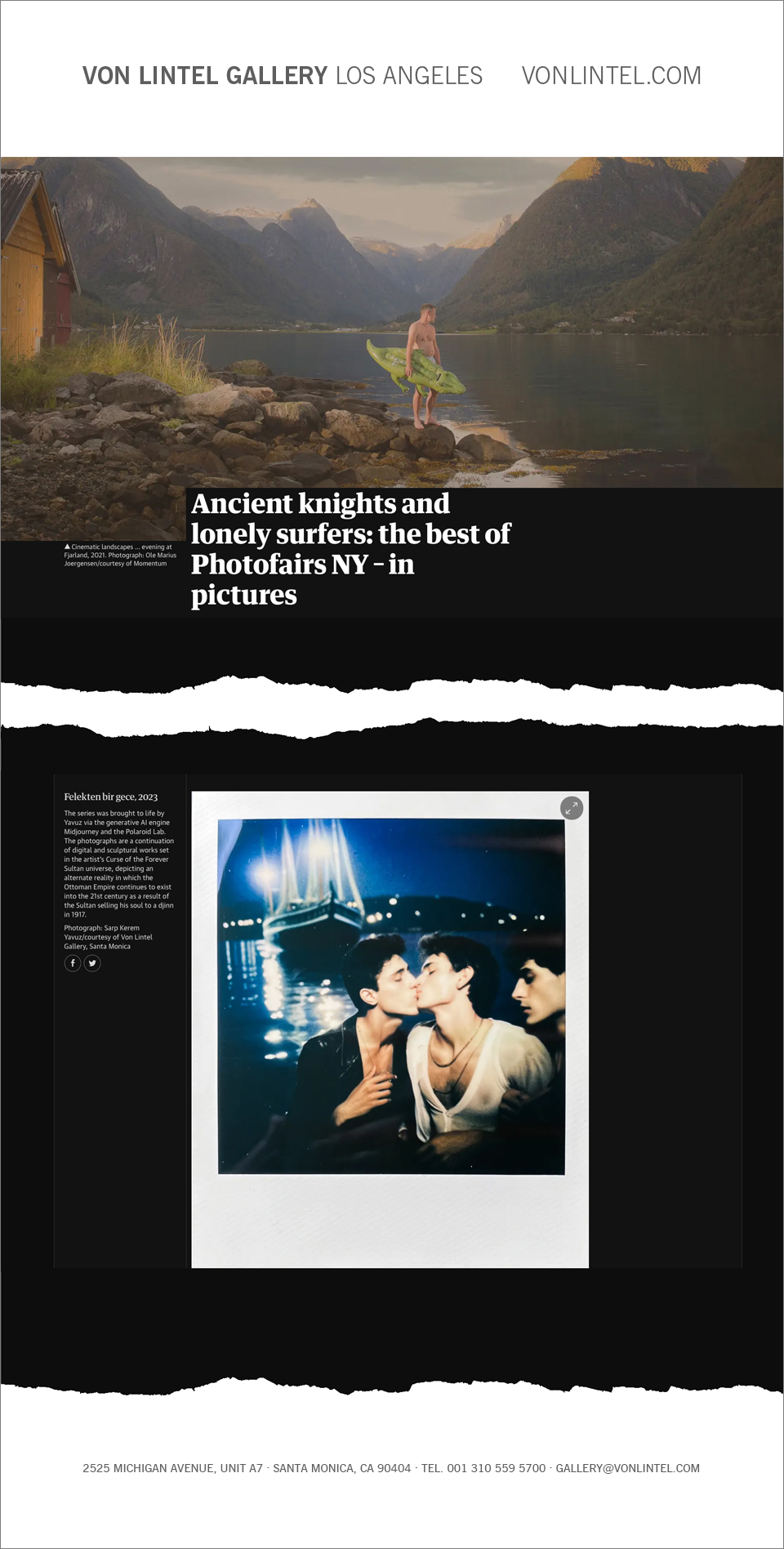 Von Lintel Gallery | Los Angeles ····· Reviews